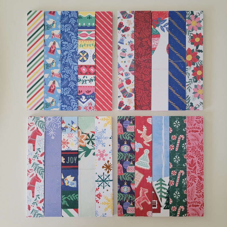 Peaceful Christmas DIY Paper Chain Kits 4 Kit Variations to - Etsy