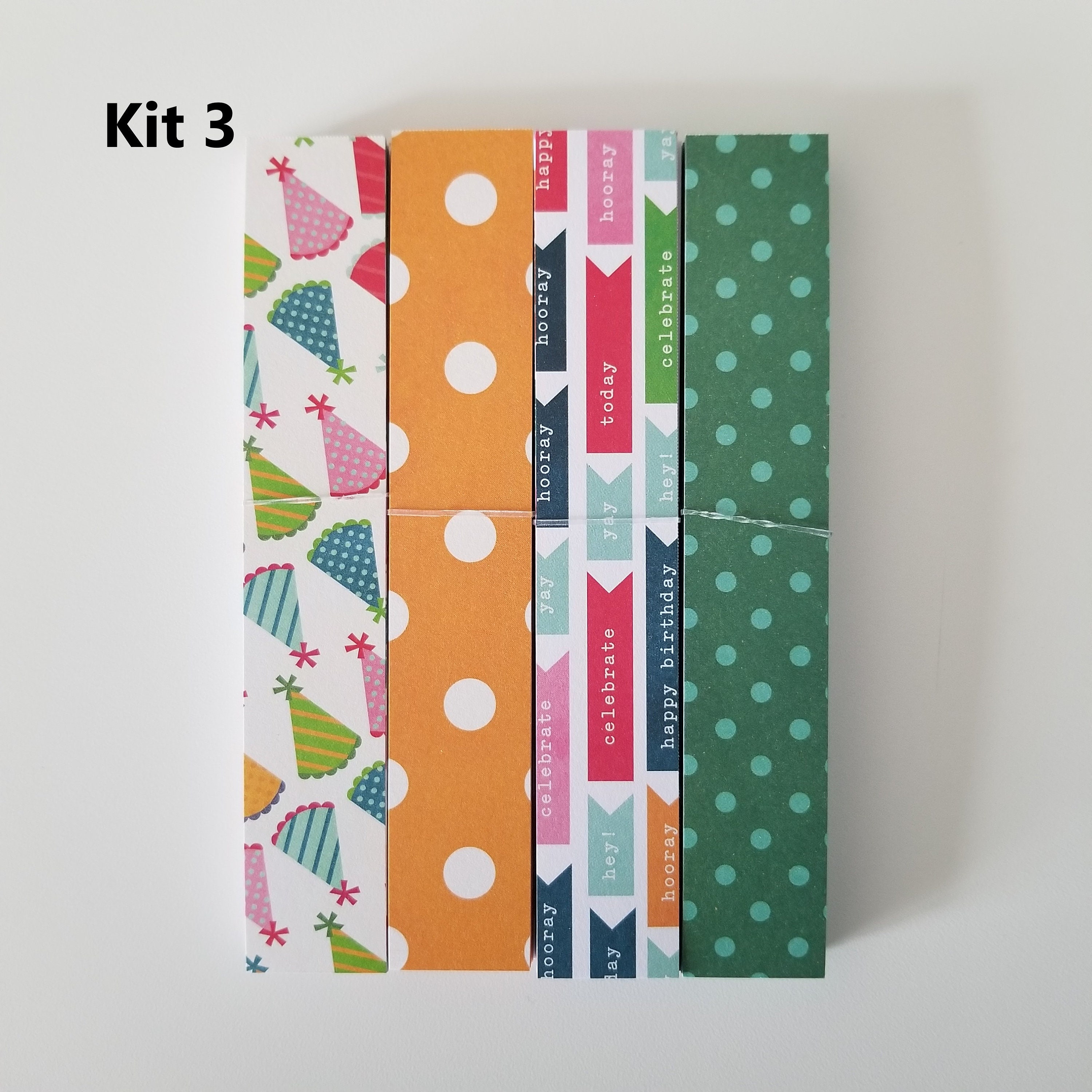 DIY Paper Chain Kits Happy Birthday 5 Kit Variations to - Etsy