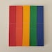 DIY Paper Chain Kits - Primary Rainbow - Red Orange Yellow Green Blue ...