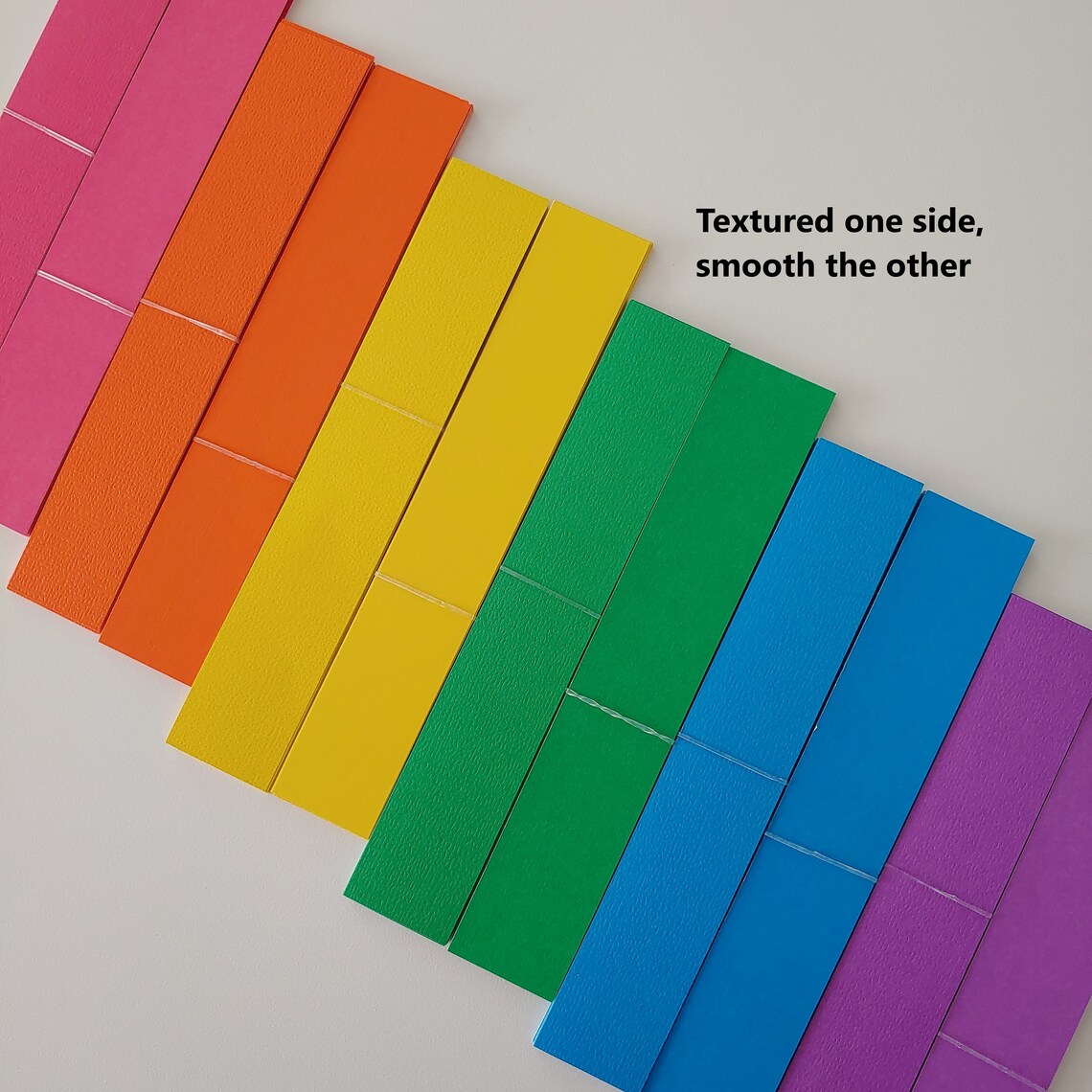 Paper Chain Kits Bright Rainbow Patriotic Pink Orange | Etsy