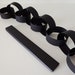 Paper Chain Kits - BLACK - Long Double Sided - Smooth - 10 FEET per Kit ...