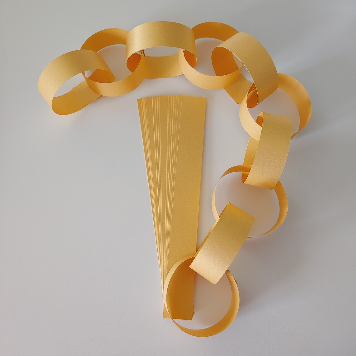 Metallic Paper Chain Kits Gold SILVER Long Double Sided - Etsy
