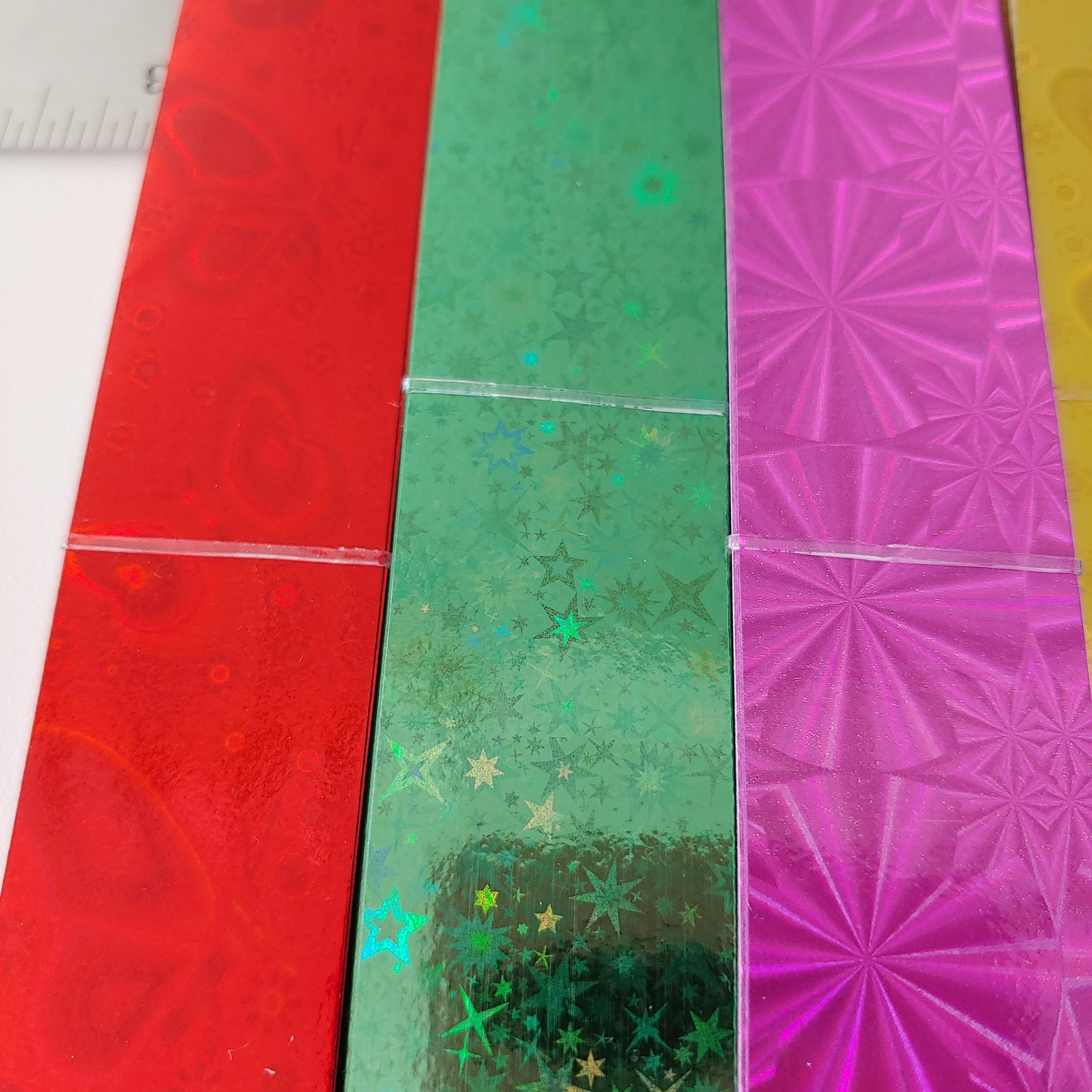 Holographic Foil Paper Chain Kits Short Chain Rainbow - Etsy