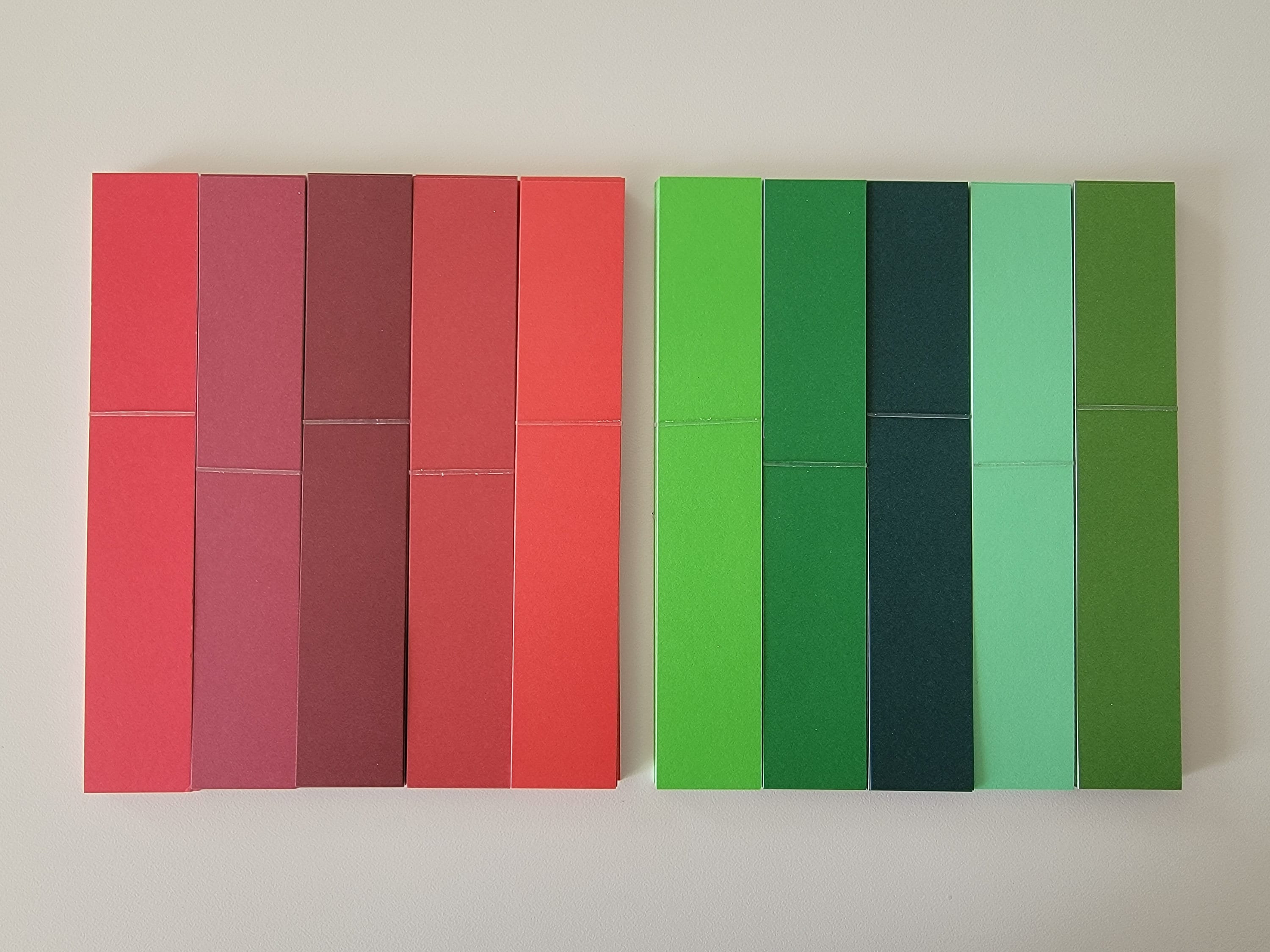 NEW DIY Paper Chain Kits 15 Feet per Kit Red and Green Christmas Pack ...