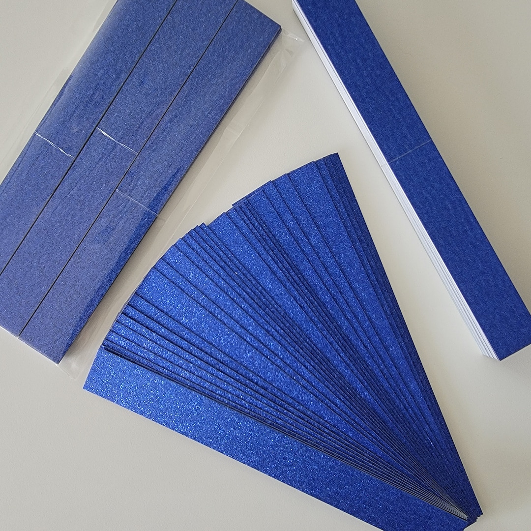 Royal Blue Glitter Paper Chain Kit: 6-foot DIY Party Decor - Etsy