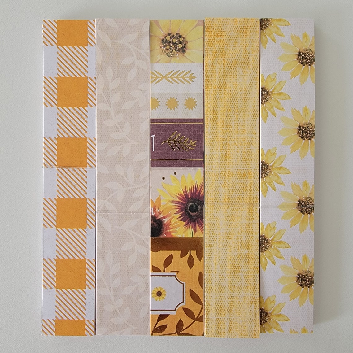 Sunflower Fields DIY Paper Chain Kits 4 Kit Variations to - Etsy