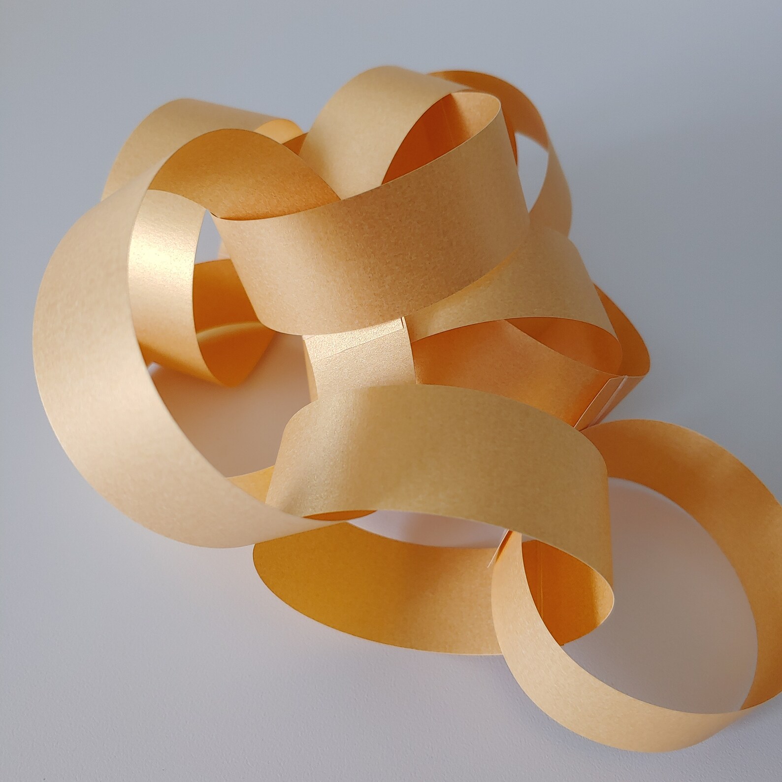 Metallic Paper Chain Kits Gold SILVER Long Double Sided - Etsy