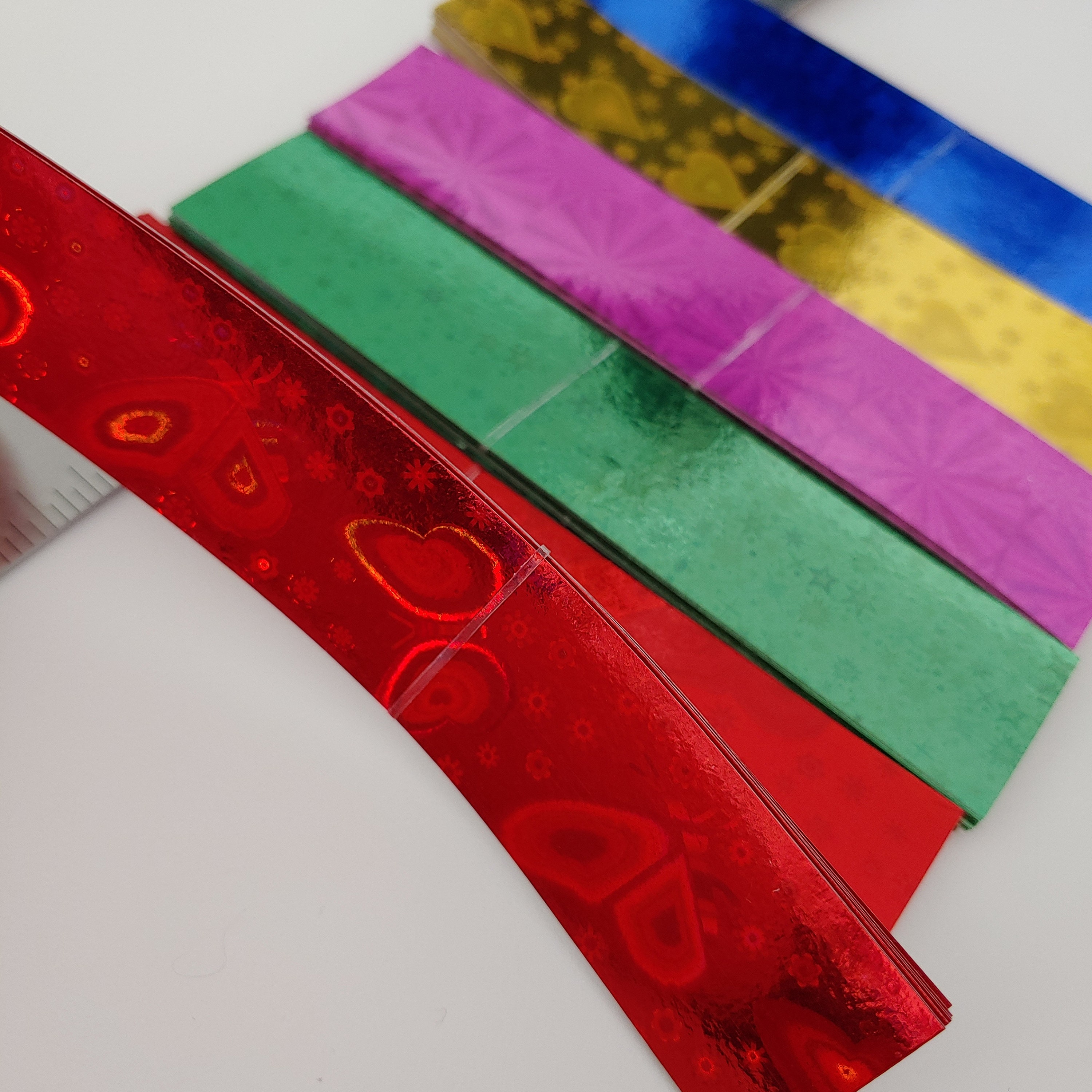 Holographic Foil Paper Chain Kits Short Chain Rainbow - Etsy