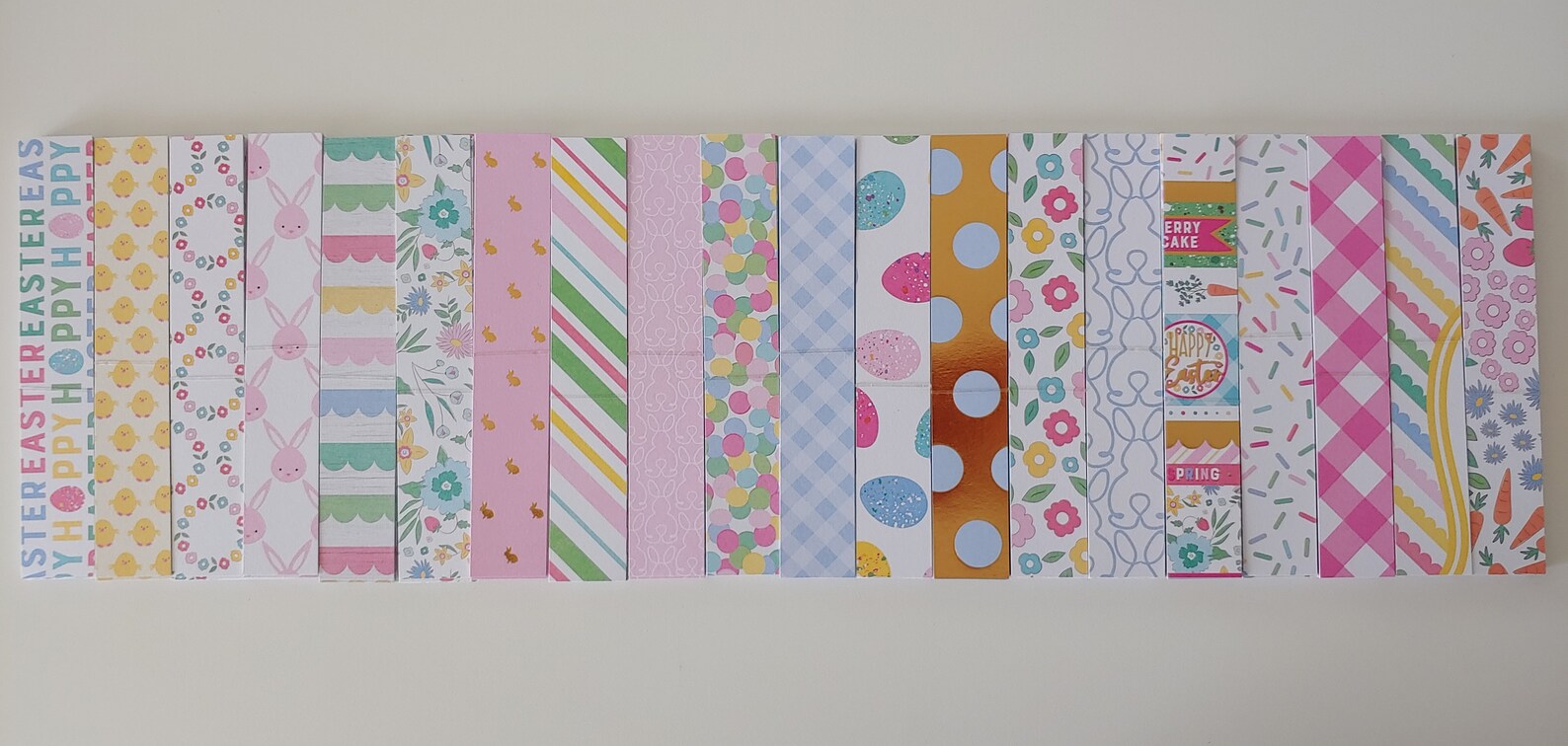 Happy Easter Spring DIY Paper Chain Kits 4 kit variations to | Etsy