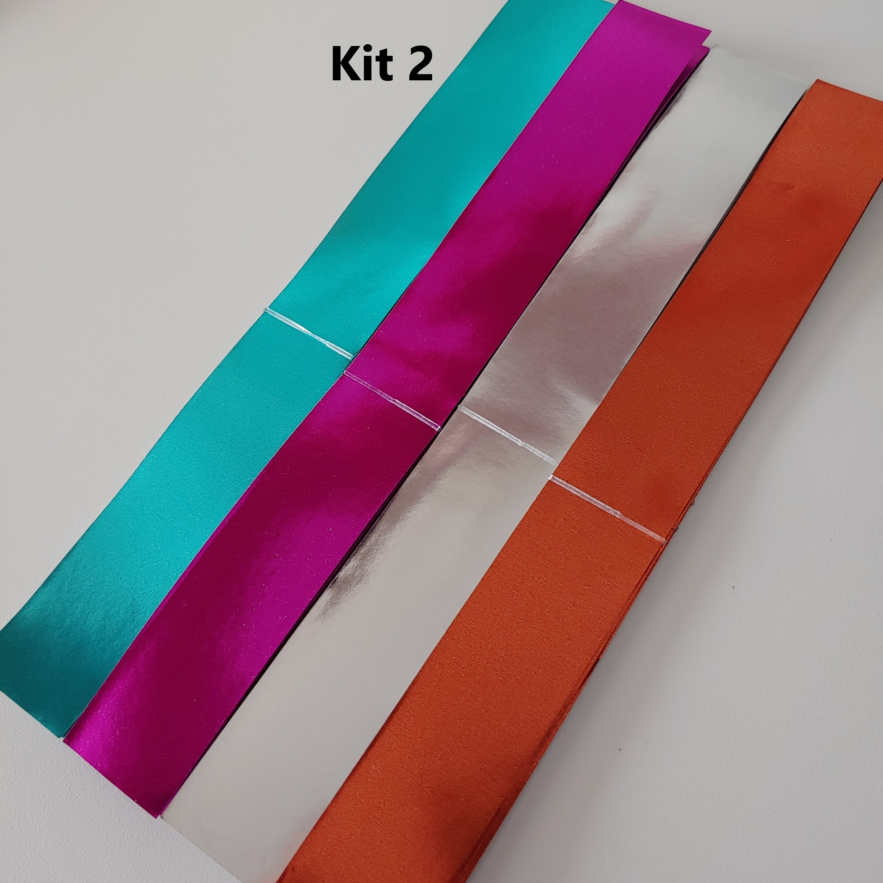 Metallic Foil Paper Chain Kits Long Chain Christmas - Etsy UK