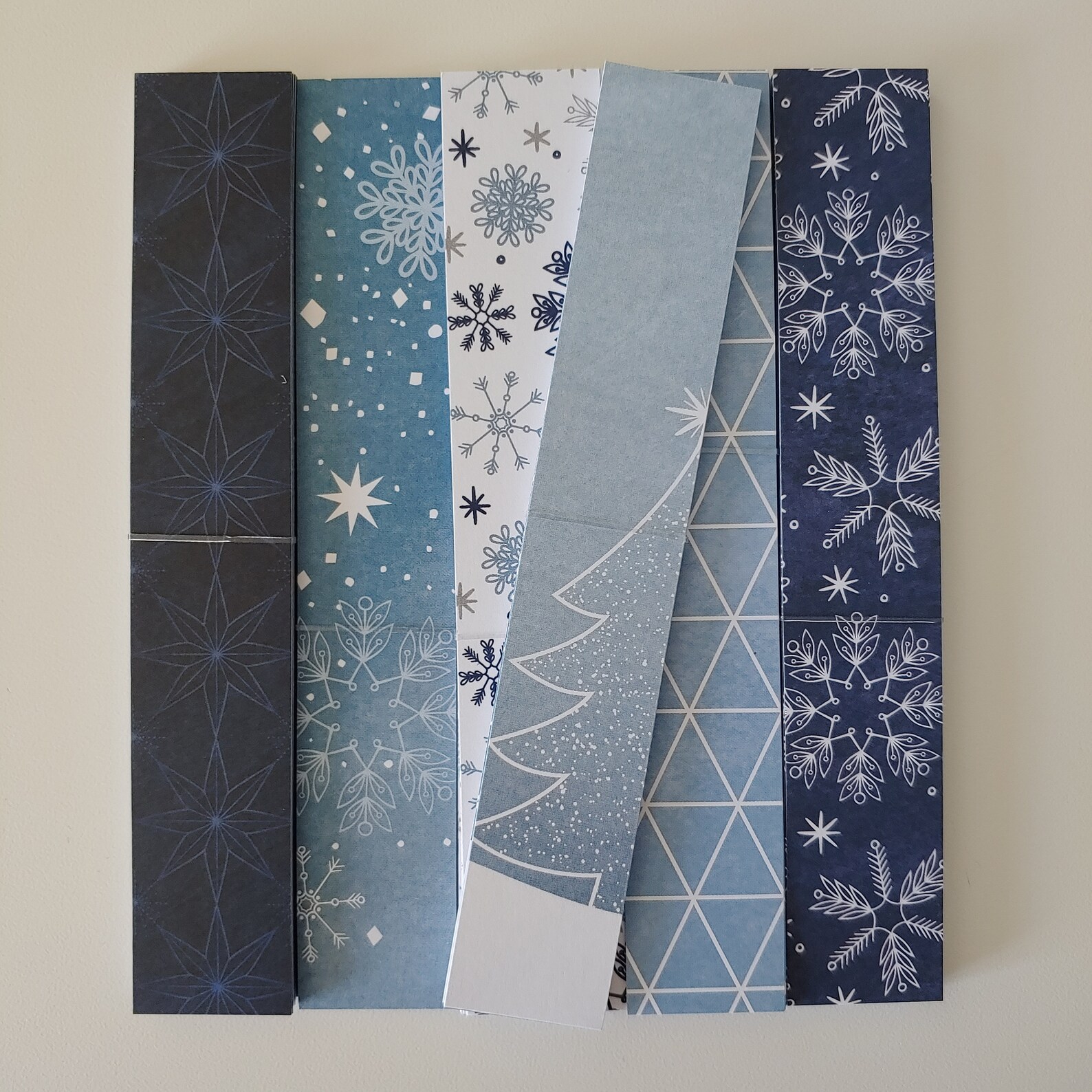Stars and Snowflakes Christmas Paper Chain Kits 4 Kit - Etsy