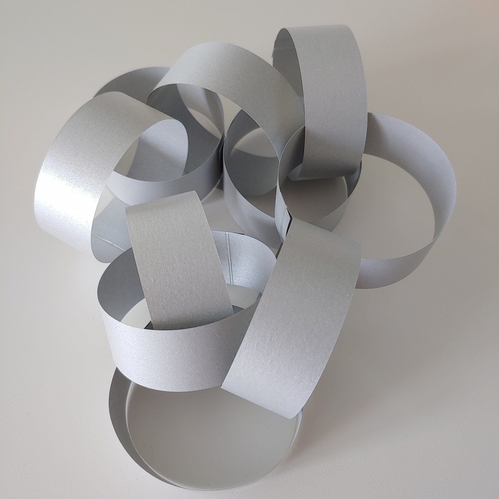 Metallic Paper Chain Kits Gold SILVER Long Double Sided - Etsy