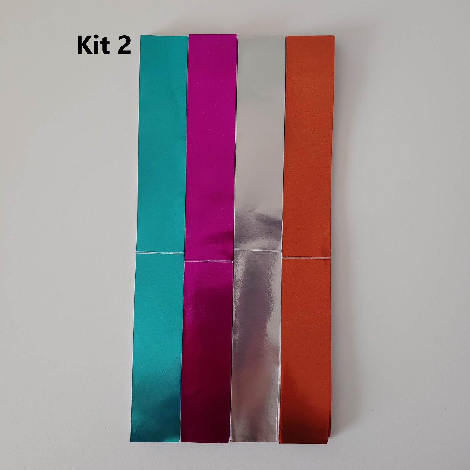 Metallic Foil Paper Chain Kits Long Chain Christmas - Etsy