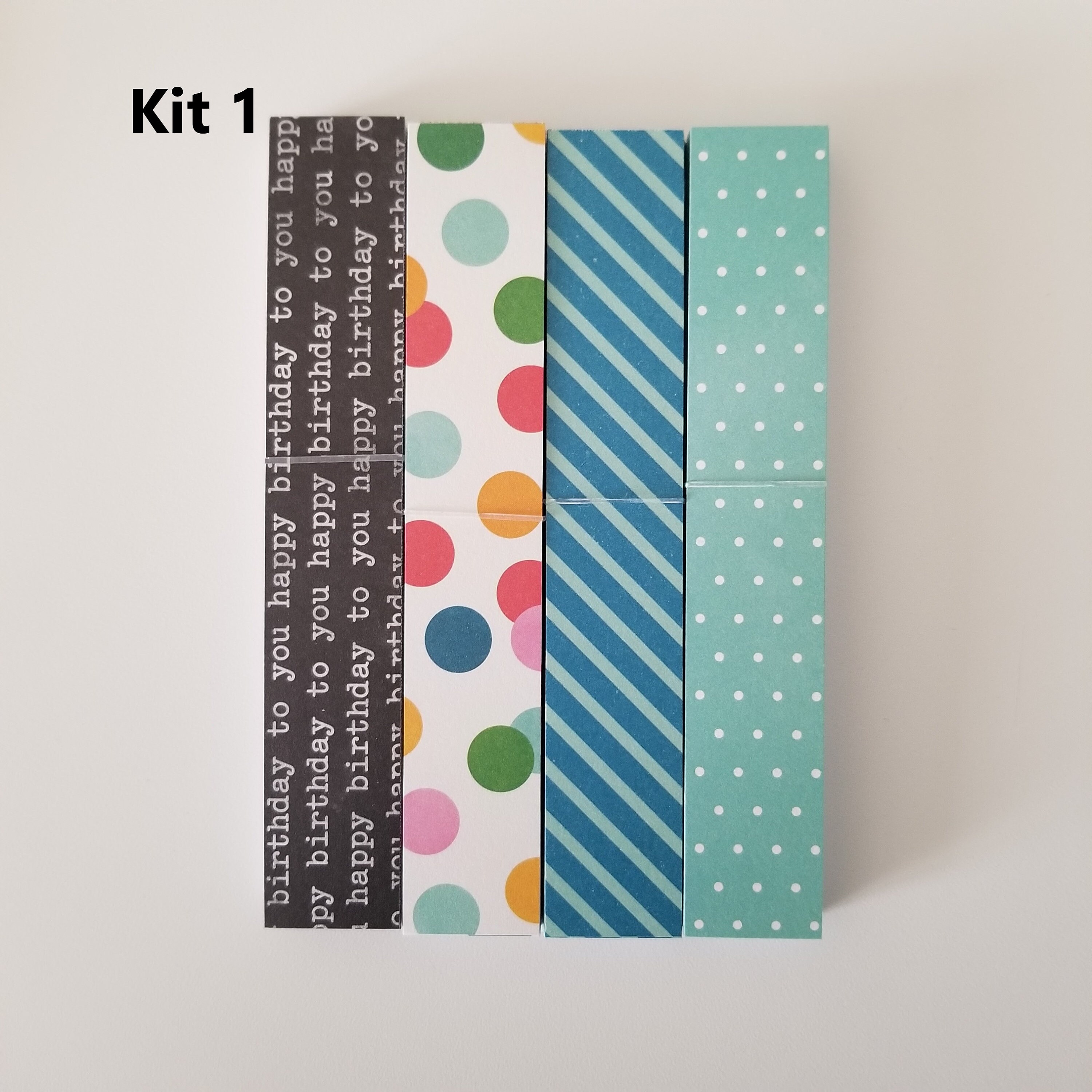 DIY Paper Chain Kits Happy Birthday 5 Kit Variations to - Etsy