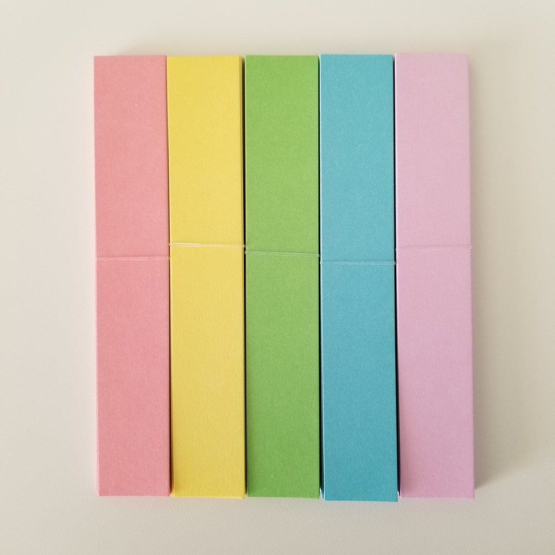 DIY Paper Chain Kits Pastel Rainbow Pink Yellow Green Blue - Etsy