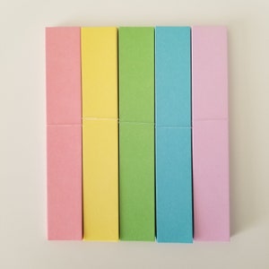 DIY Paper Chain Kits - Pastel Rainbow - Pink Yellow Green Blue Lilac ...