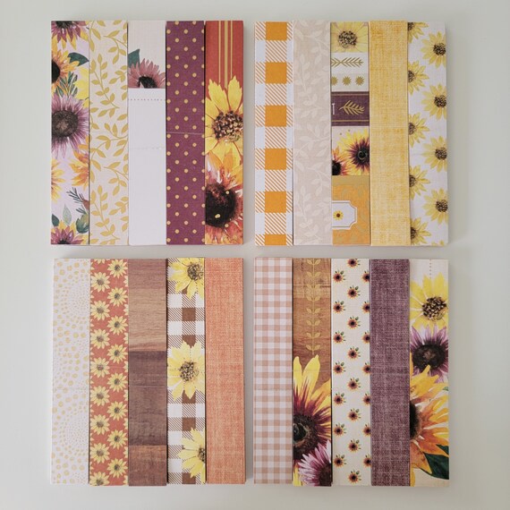 Sunflower Fields DIY Paper Chain Kits 4 Kit Variations to - Etsy