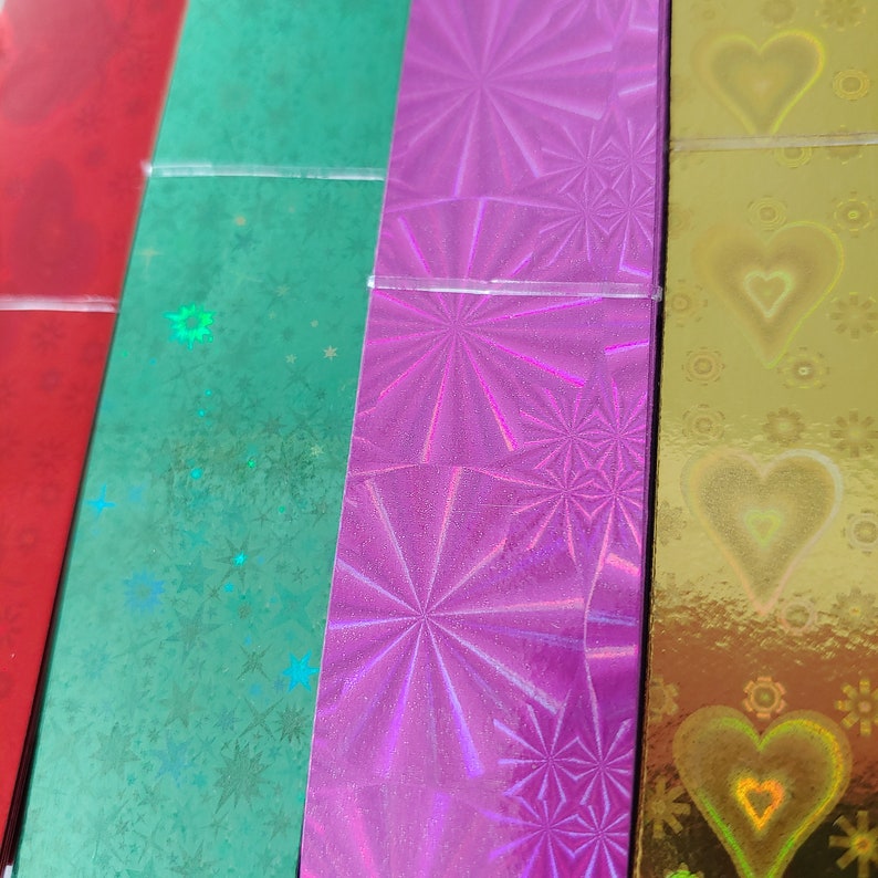 Holographic Foil Paper Chain Kits Short Chain Rainbow - Etsy