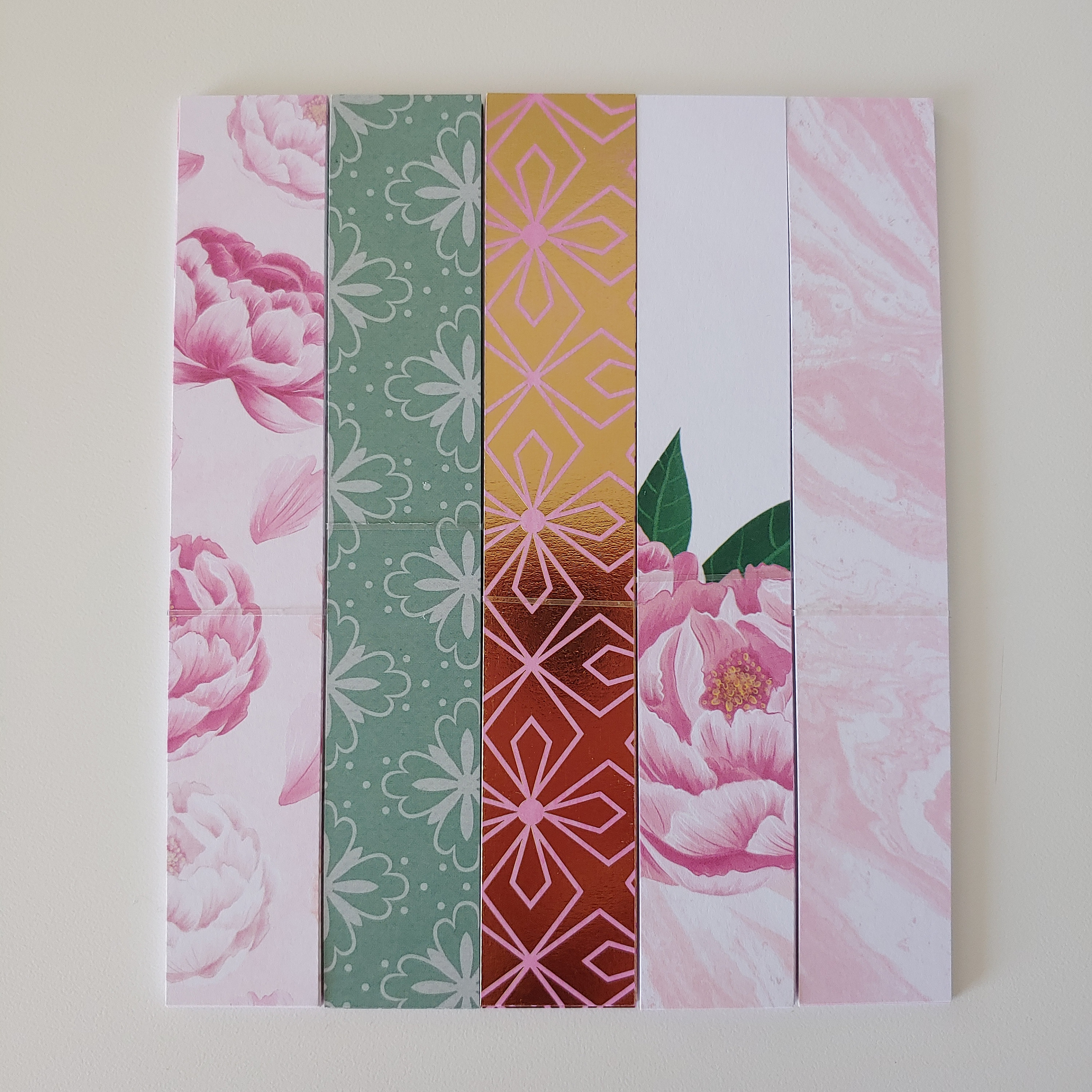 Pink Peonies DIY Paper Chain Kits 4 Kit Variations to Choose | Etsy