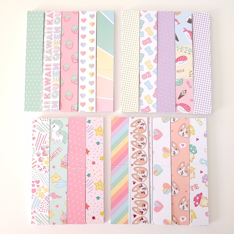 Kawaii Paper Chain Kit: DIY Party Decorations - Etsy