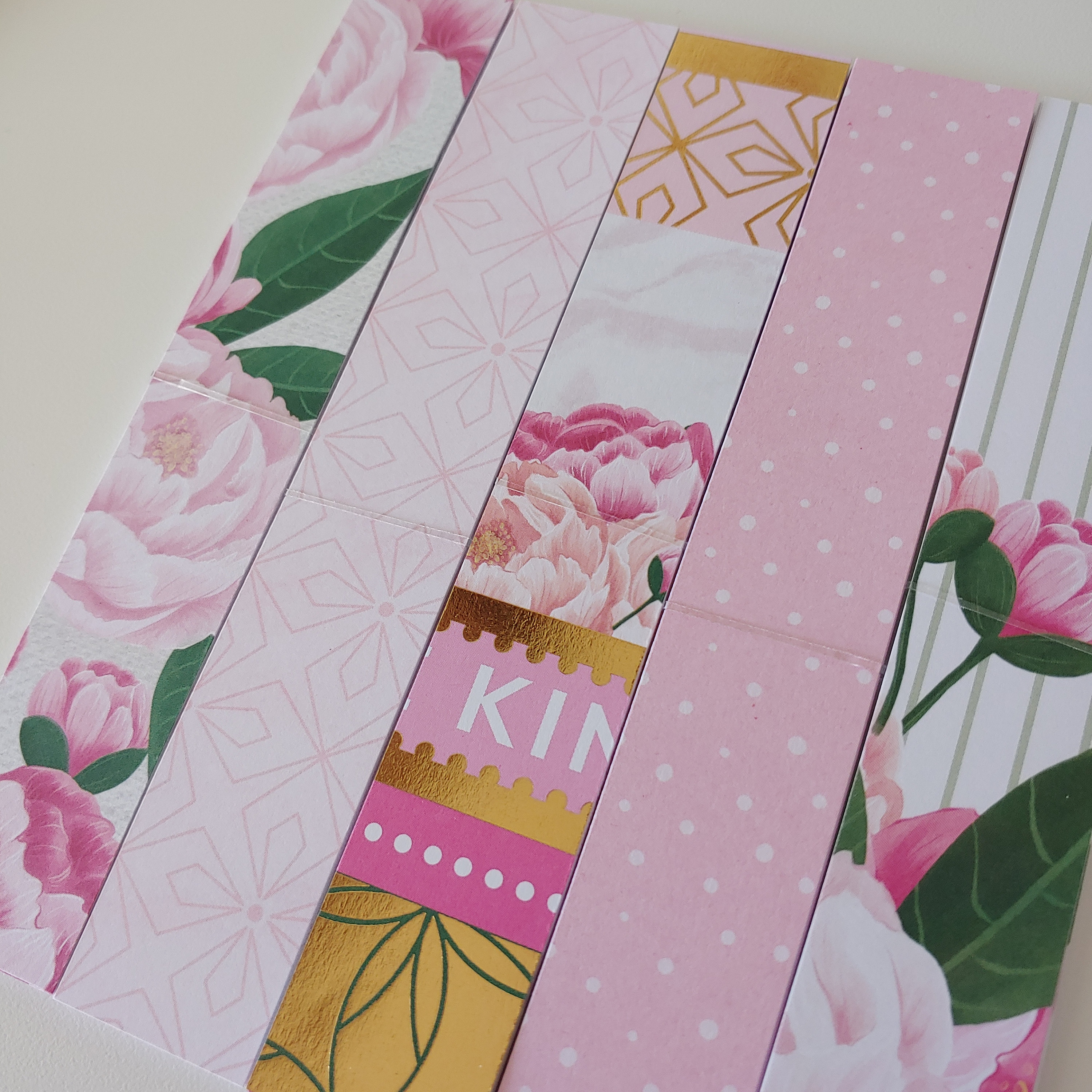 Pink Peonies DIY Paper Chain Kits 4 Kit Variations to Choose | Etsy