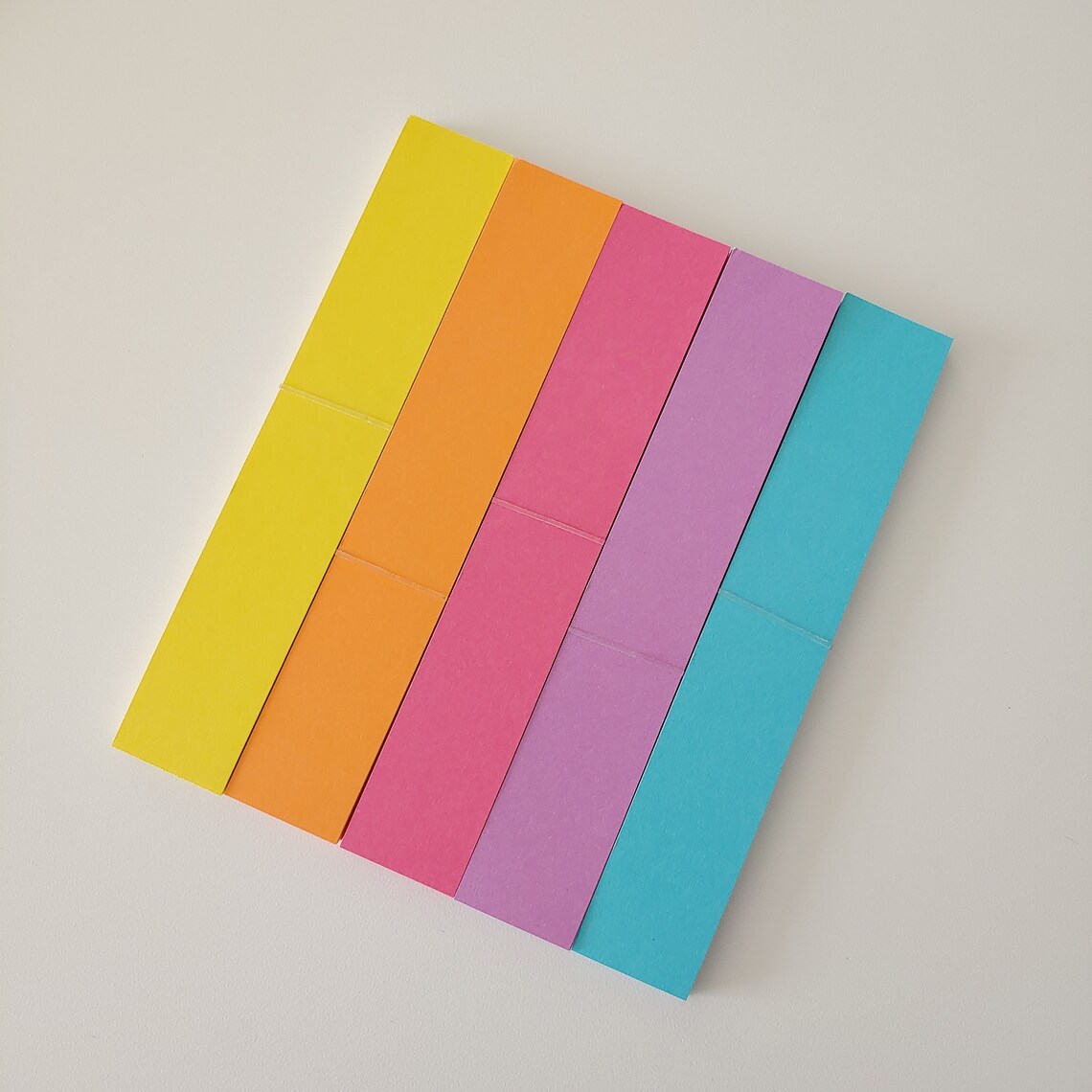 DIY Paper Chain Kits Spring Rainbow Yellow Orange Pink - Etsy