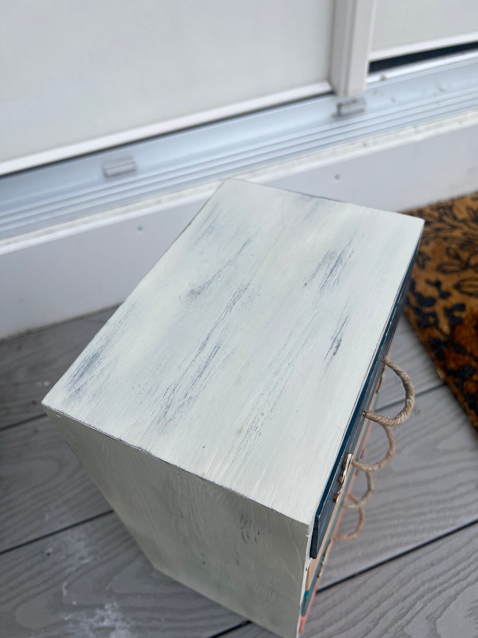 Hand Painted Nautical 4-drawer Wooden Chest Coastal Decor - Etsy