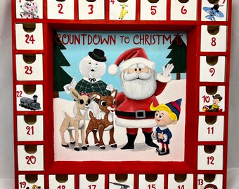 Reindeer Custom Advent Calendar - Etsy