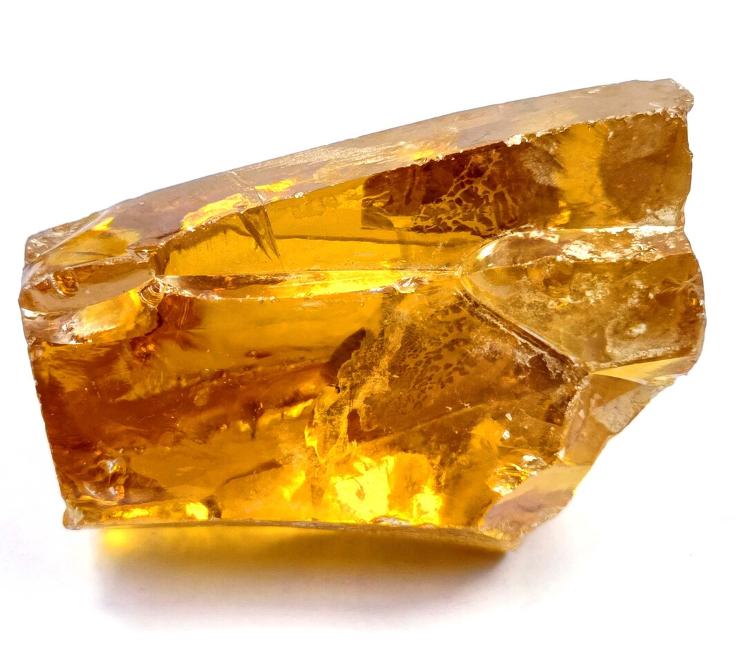 1731.00 Ct Natural Yellow Sapphire Raw Stone Certified 60mmx48mmx37mm ...