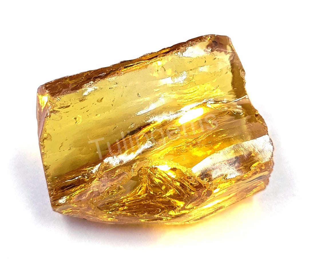 Yellow Sapphire Raw Natural Certified IGL 300.00 Ct Rough Untreated Gem ...