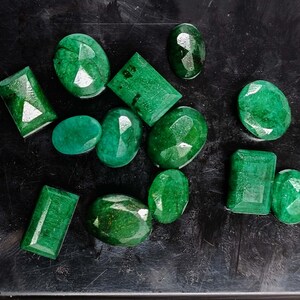 One Time Sale Offer 500 Carat Certified Natural Green Emerald Loose Gemstone Lot From Colombia Wholesale In Best Price Hurry Up Now OKM