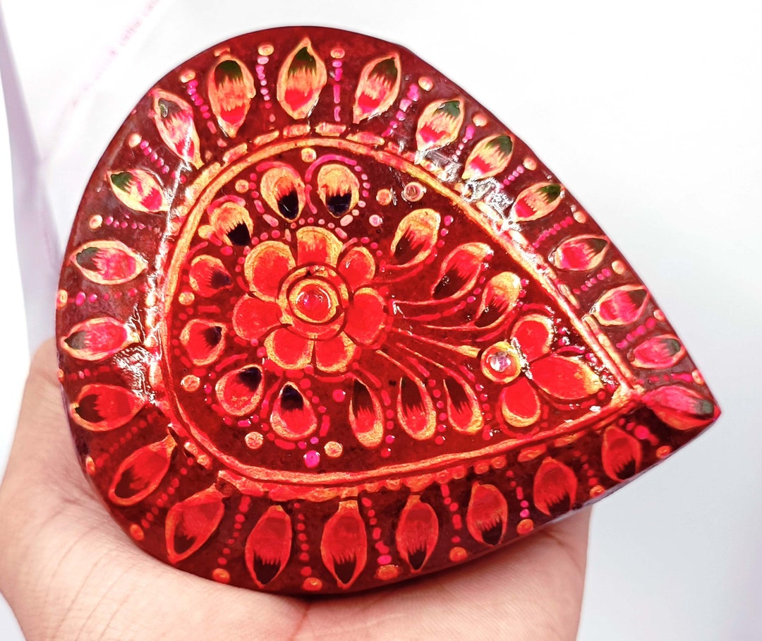 4225 Carat Traditional Meena Art Work Design Red Ruby Faceted - Etsy