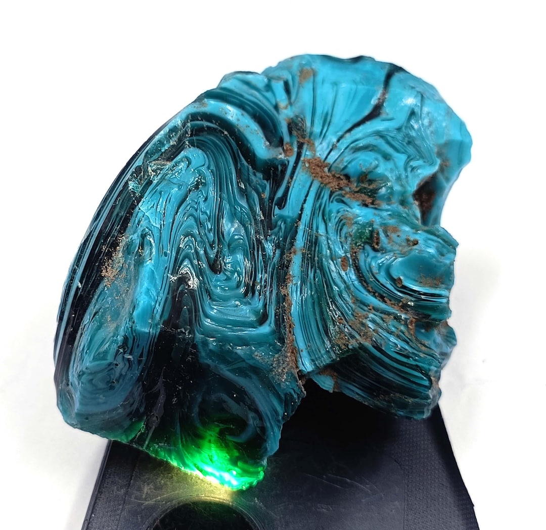 Expensive Quality Sky-blue Turquoise Natural 833.00 Certified IGL Uncut ...