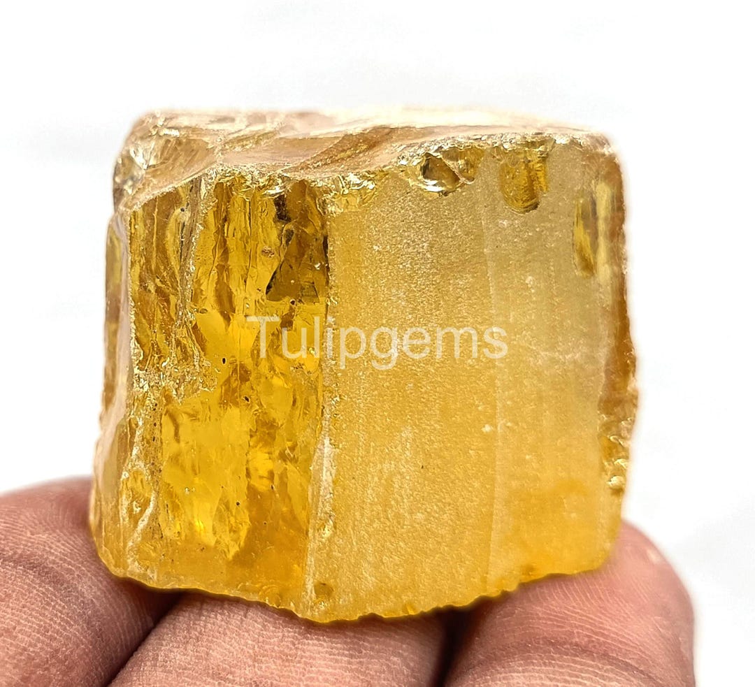 Yellow Sapphire Raw Natural Certified 458.35 Ct Rough Untreated ...