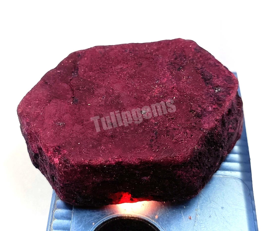 Dyed Ruby Rough 478.80 Ct Certified Natural Red Ruby Raw Uncut Rough ...