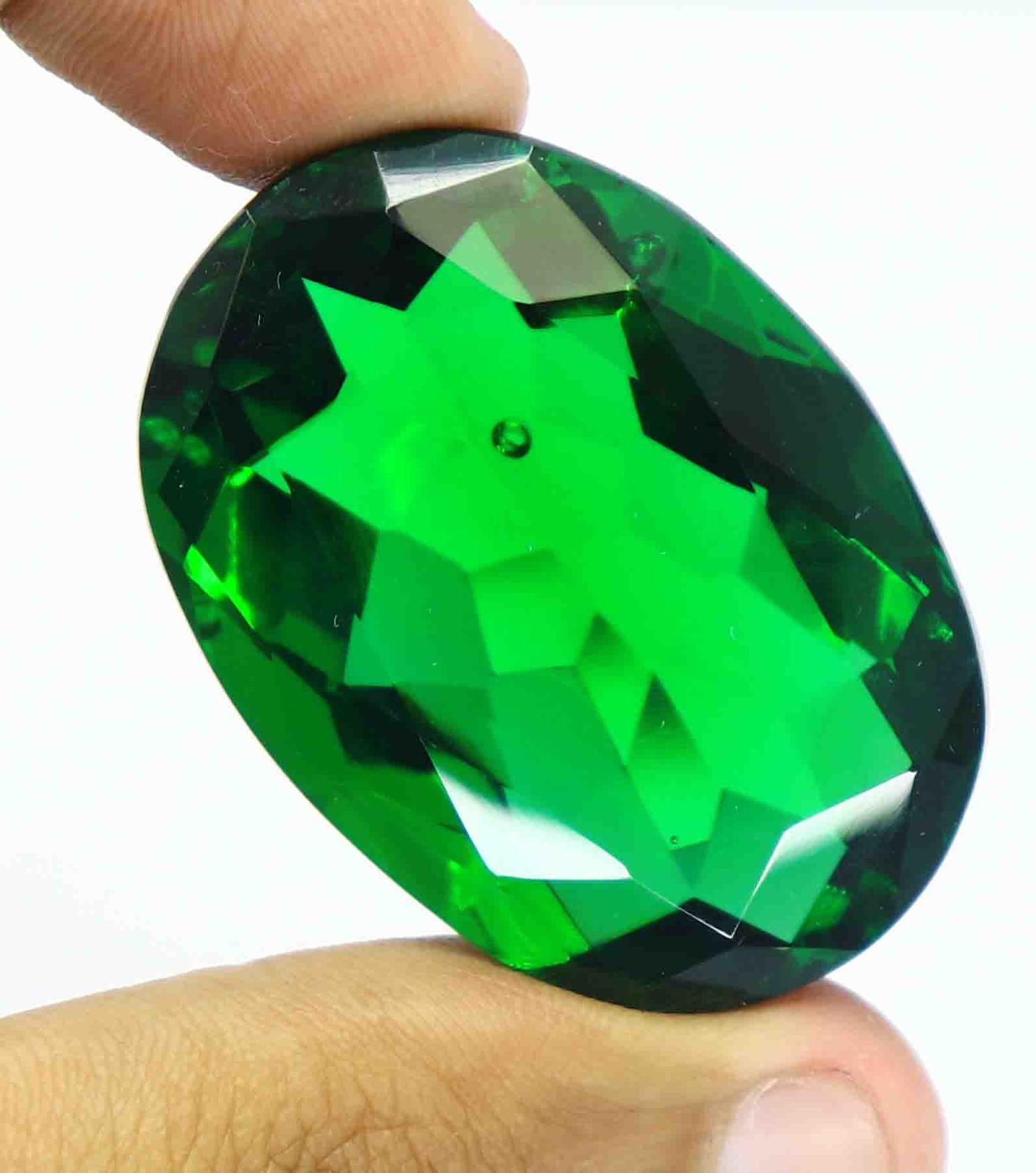 140.85 Ct Certified Green Moldavite Gemstone 44mmx31mmx18mm | Etsy