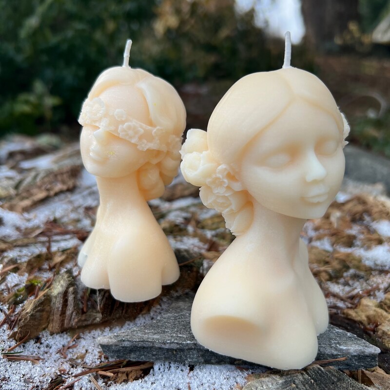 Bust Candle - Etsy