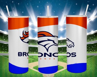Denver Broncos Tumbler Wrap | Etsy