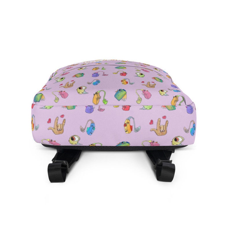 Myluckyears Hearing Devices - Pink Backpack - Hearing Aids, Cochlear ...