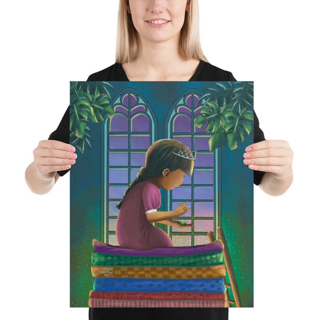Print - Princess and the Pea - ASL "i Love You" - Etsy