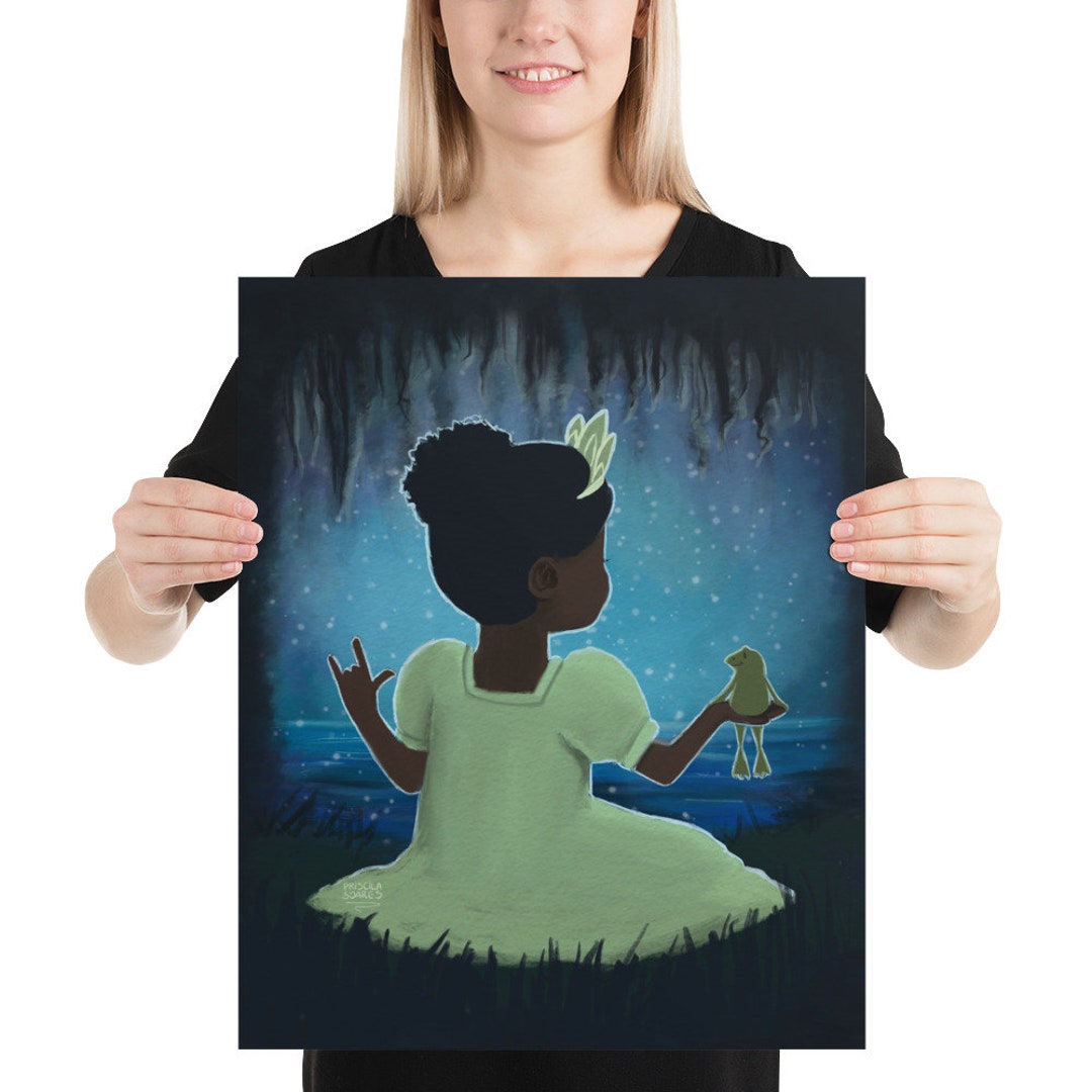 Print - Princess and the Frog - ASL -sign Language - Etsy