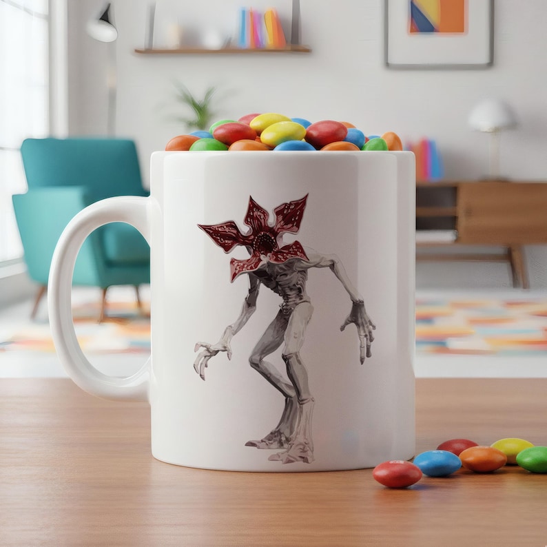 Demogorgon Clipart, Monster Style Watercolor Art, Upside Down Digital ...