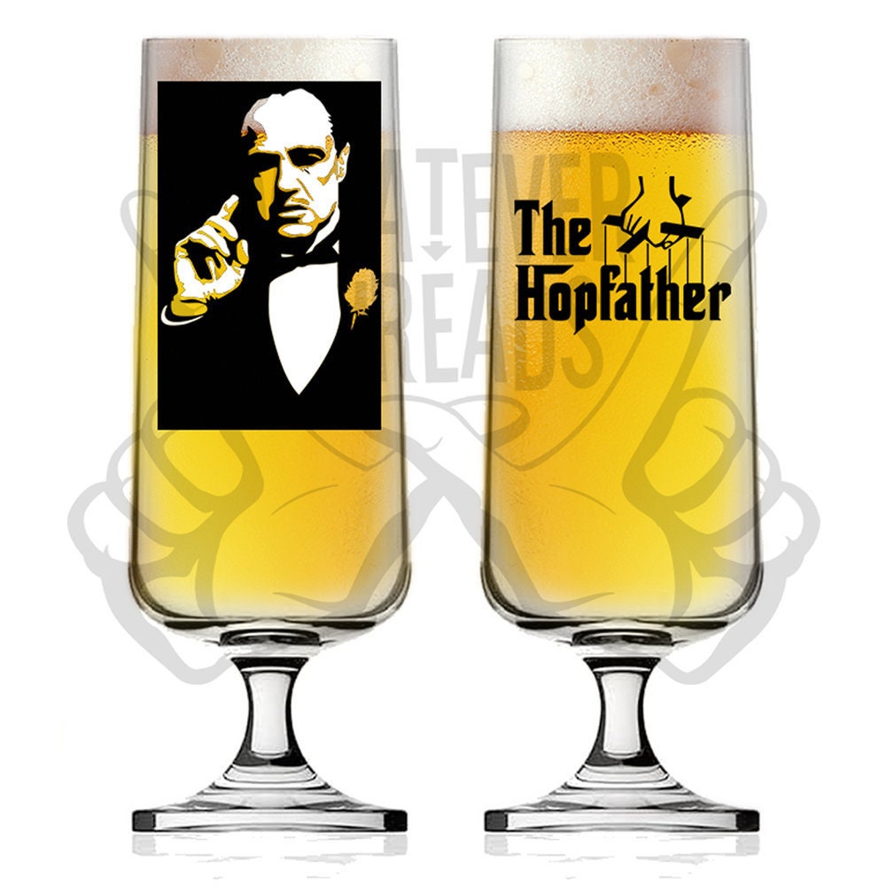 Hop Father Beer Glass - Etsy