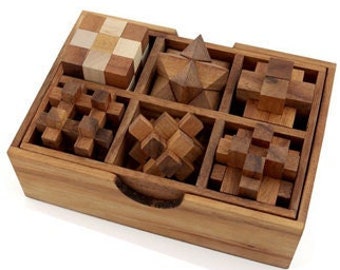 Brain Teaser Box - Etsy