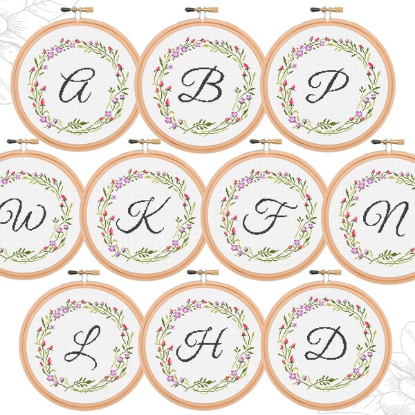 Cross With Monogram - Etsy