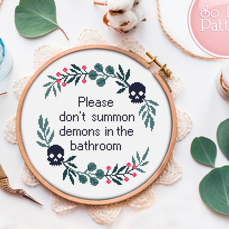 Rude Cross Stitch - Etsy