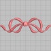Satin Stitch Bow Embroidery Design, Bow Machine Embroidery, Mini Bow ...