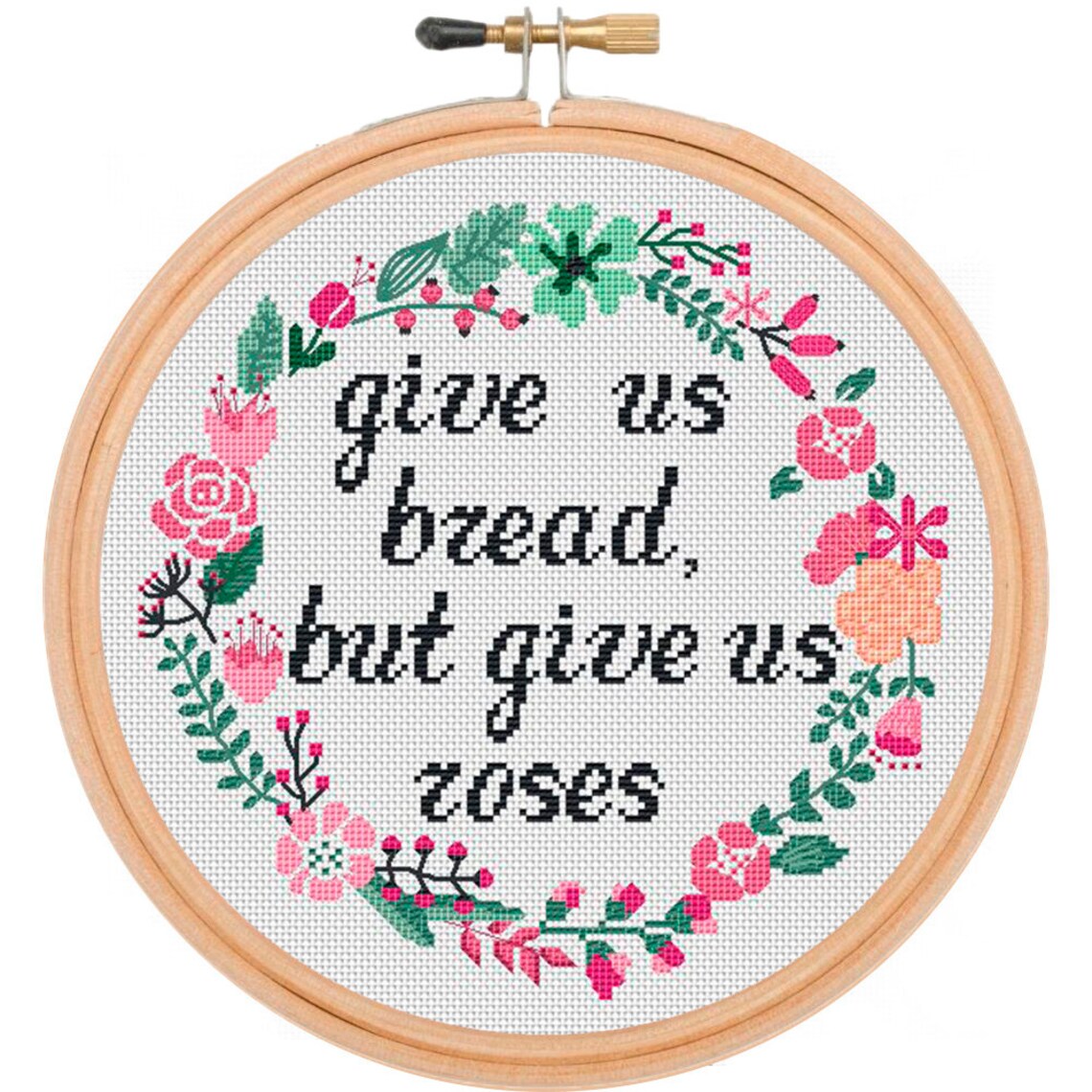 Cross Stitch Pattern PDF Subversive Cross Stitch Chart Bread - Etsy