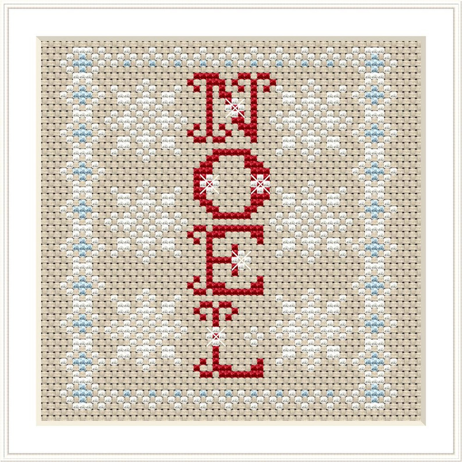 Christmas Cross Stitch Pattern Noel Cross Stitch Embroidery | Etsy