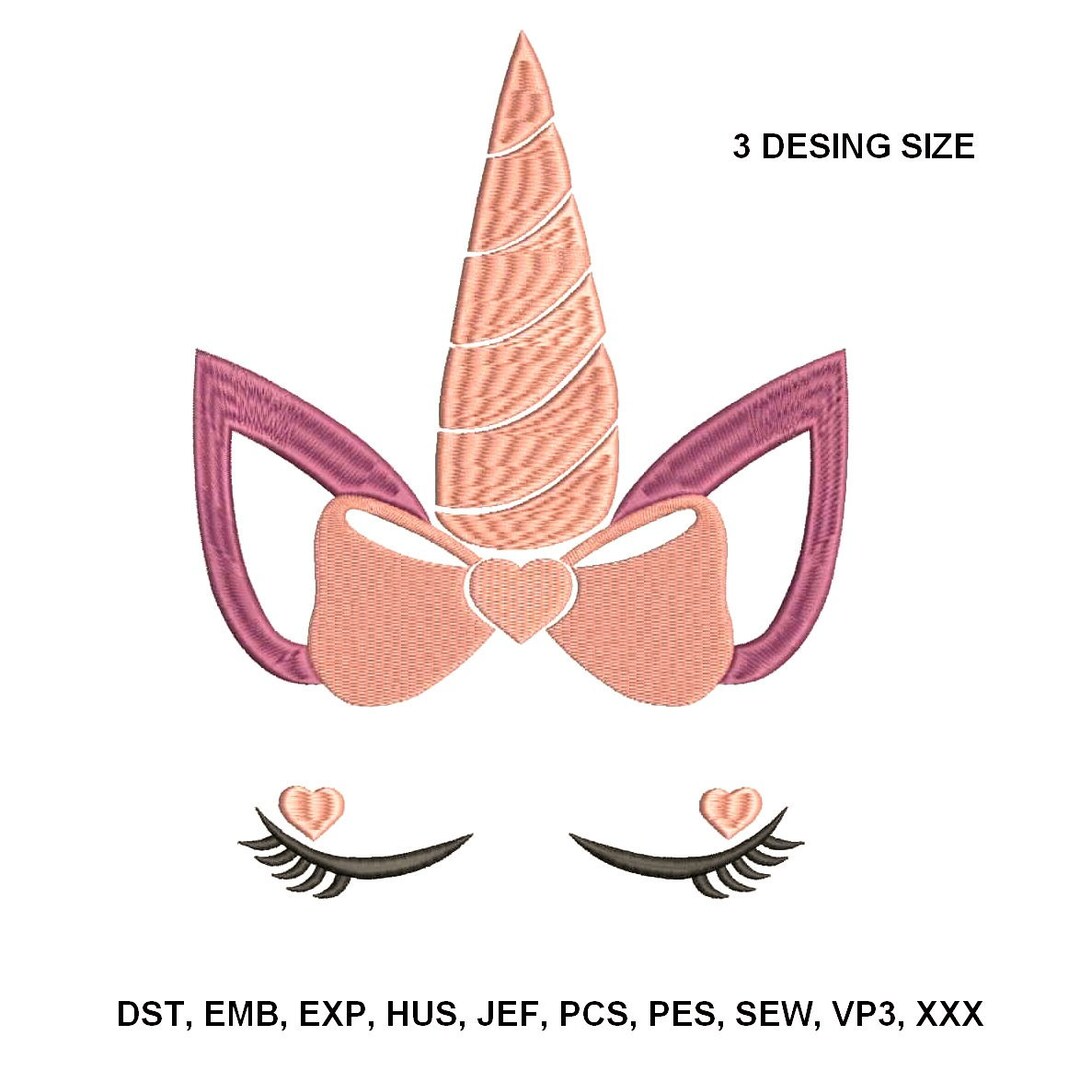 Unicorn Embroidery Design, Machine Embroidery Designs, Unicorn Face ...